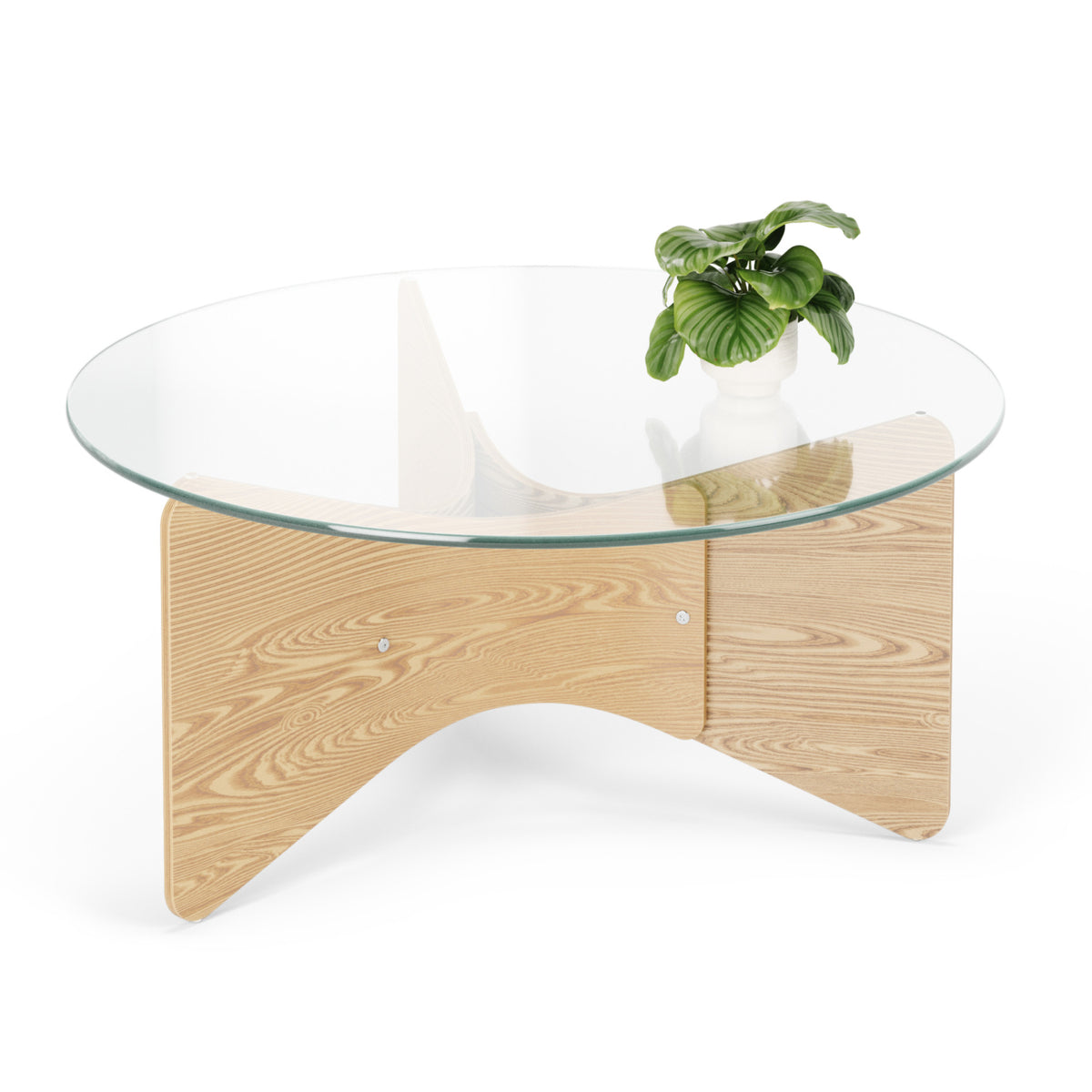 Madera Coffee Table – Modern Glass Coffee Table | Umbra