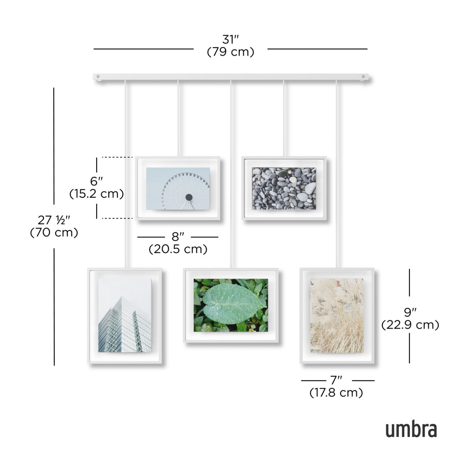 Exhibit Wall Picture Frames, Set of 5 – Umbra