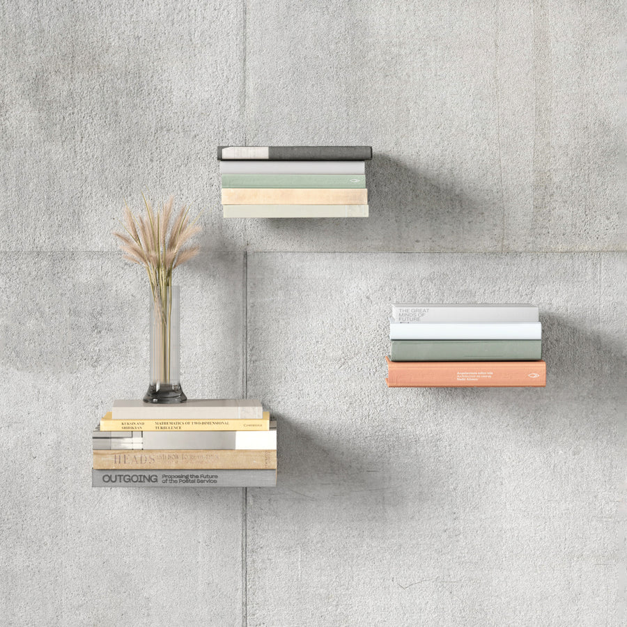 Conceal Shelf Set of 3 - Invisible Floating Bookshelves | Umbra