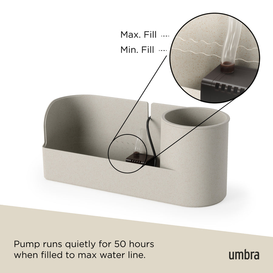 Relax with the Umbra Stream Water Fountain | Modern Desk Acessories