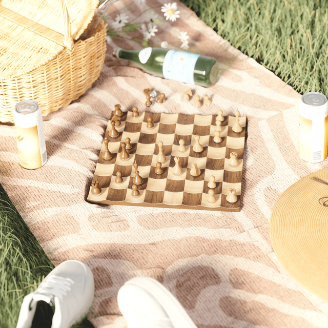 Wobble Chess Set - Modern Take on A Classic Game | Umbra