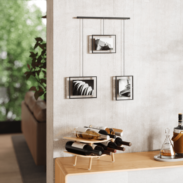 Exhibit Picture Frame Set of 3 - Modern Wall Display | Umbra