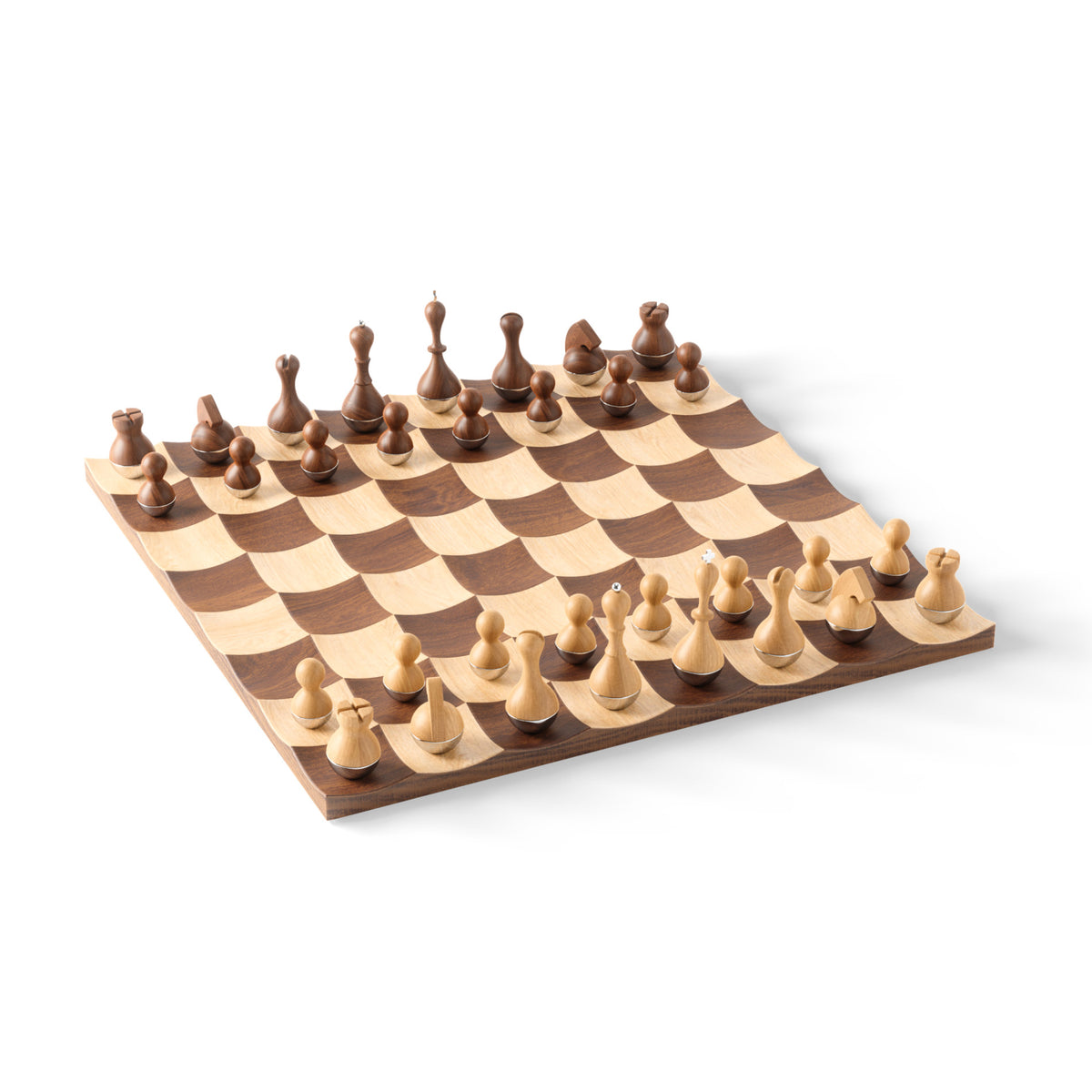 Wobble Chess Set - Modern Take on A Classic Game | Umbra