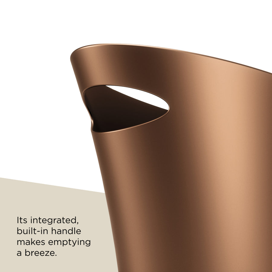 Skinny Trash Can | Small Wastebasket for Compact Spaces | Umbra
