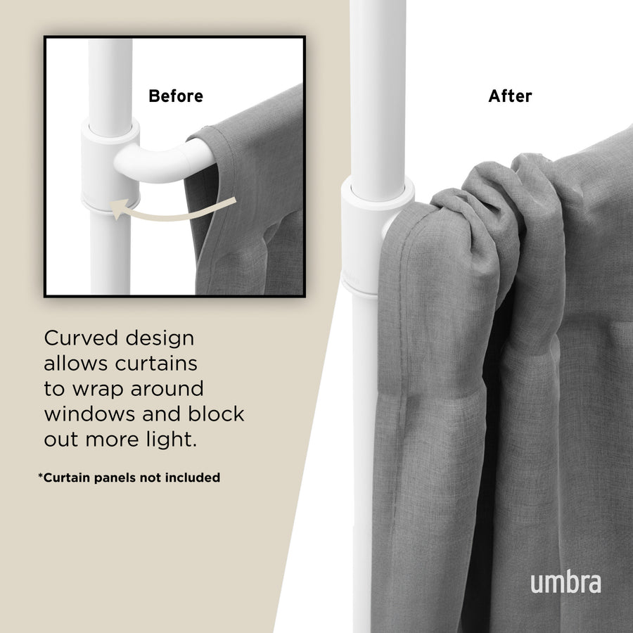 Anywhere Tension Rod & Room Divider | Damage-Free & Easy to Install – Umbra