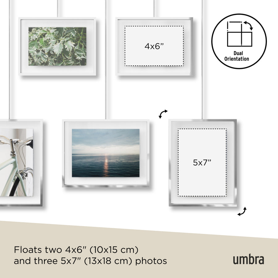 Exhibit Wall Picture Frames, Set of 5 – Umbra