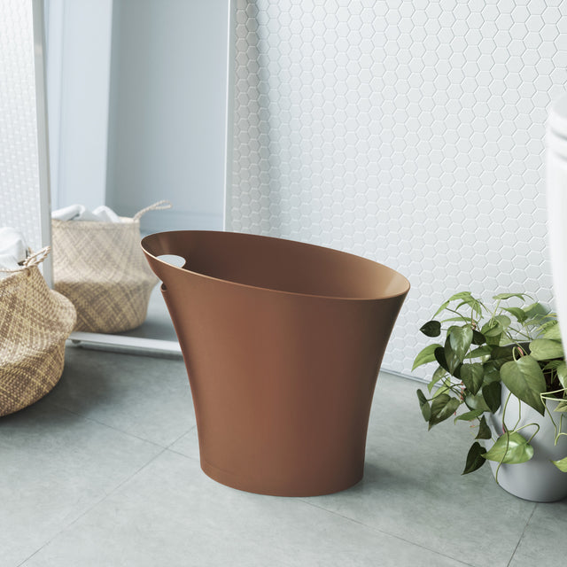 Skinny Trash Can | Small Wastebasket for Compact Spaces | Umbra
