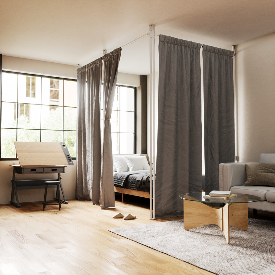 Anywhere Tension Rod & Room Divider | Damage-Free & Easy to Install – Umbra