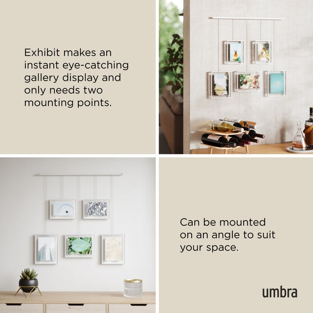 Exhibit Wall Picture Frames, Set of 5 – Umbra