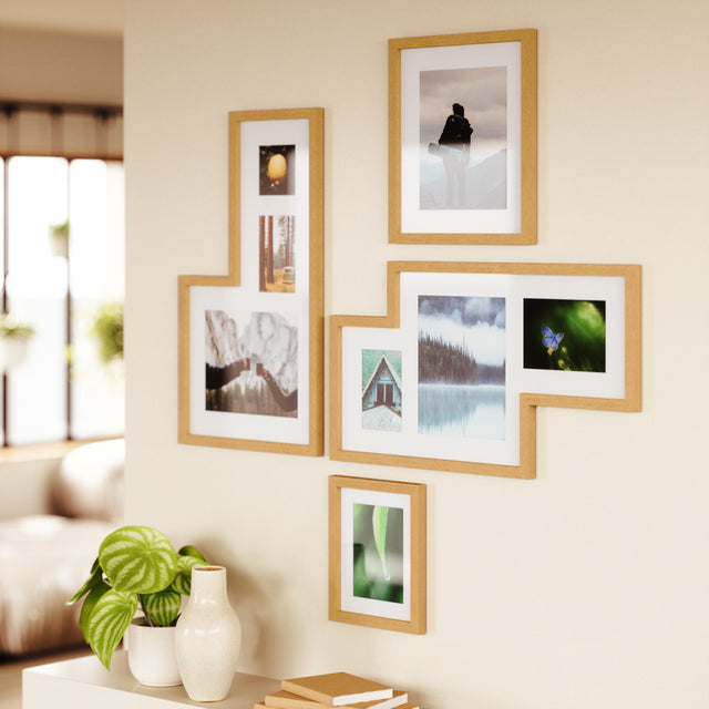 Mingle Gallery Photo Frame Set - Uniquely Shaped Frames | Umbra