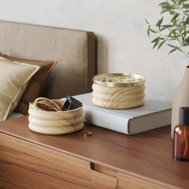 Tesora Wood Storage Box – Umbra