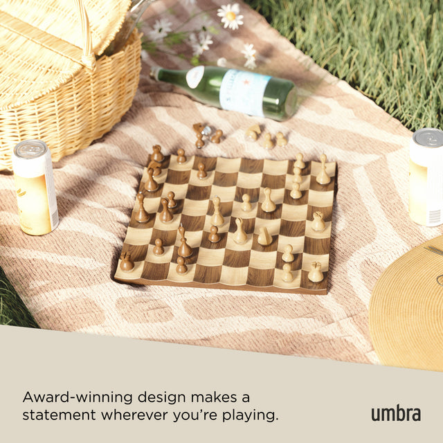 Wobble Chess Set - Modern Take on A Classic Game | Umbra