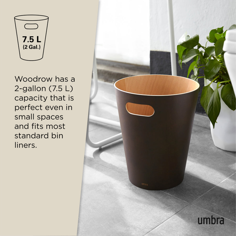 Woodrow Trash Can | Upgrade Your Space with This Modern Waste Can – Umbra
