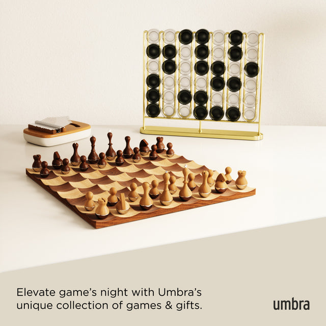 Wobble Chess Set - Modern Take on A Classic Game | Umbra